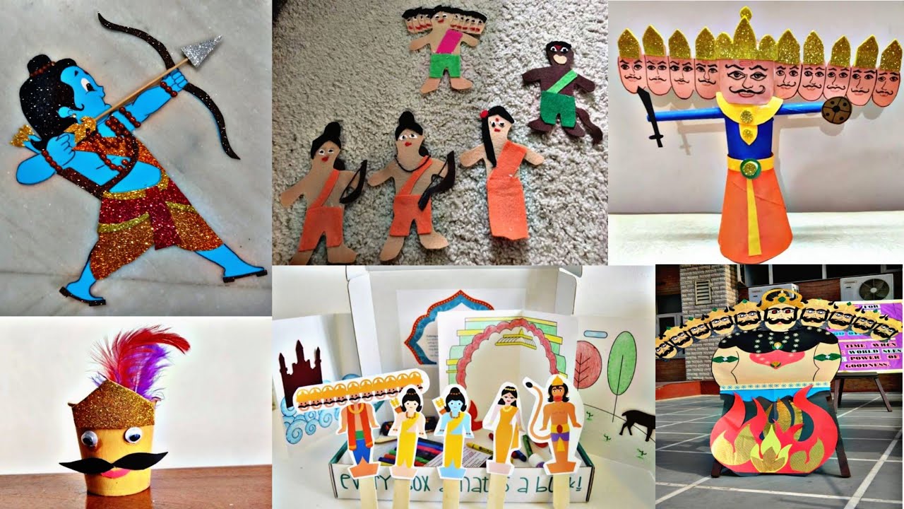Vijaydashami/ Bhagwan Ram victory over the evil with the ten heads ...