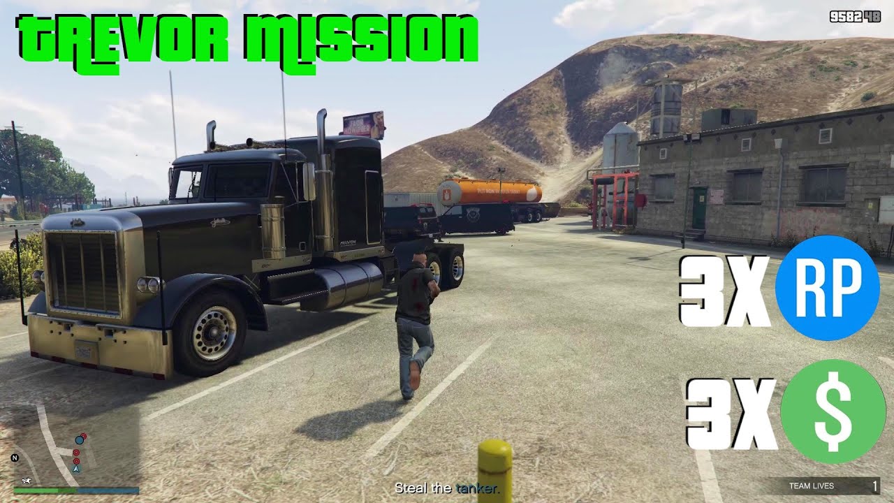 Fastest Way to make Money and RP GTA 5 Online Trevor Mission - YouTube