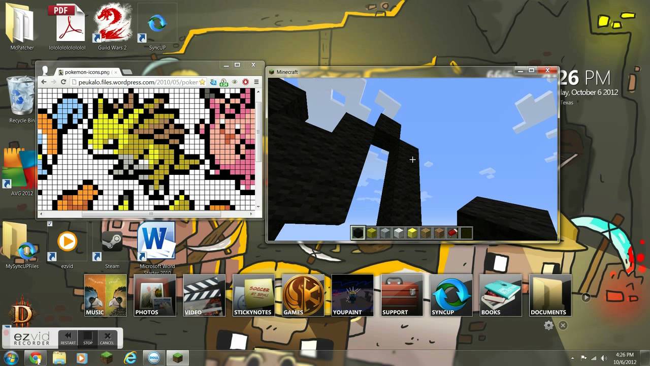 Sandslash Pixel Art- Part 1 - YouTube