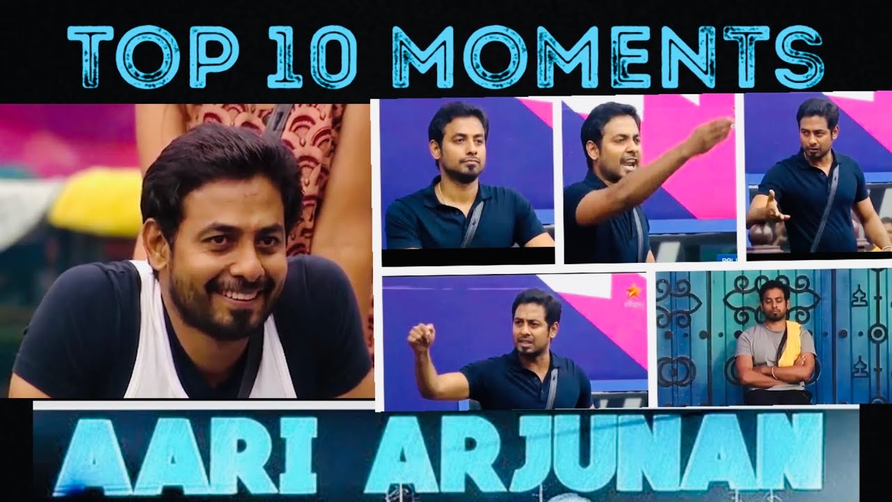 Purely TOP 10 | AARI ARJUNAN MOMENTS | Bigg Boss Tamil | #Aari_army ...