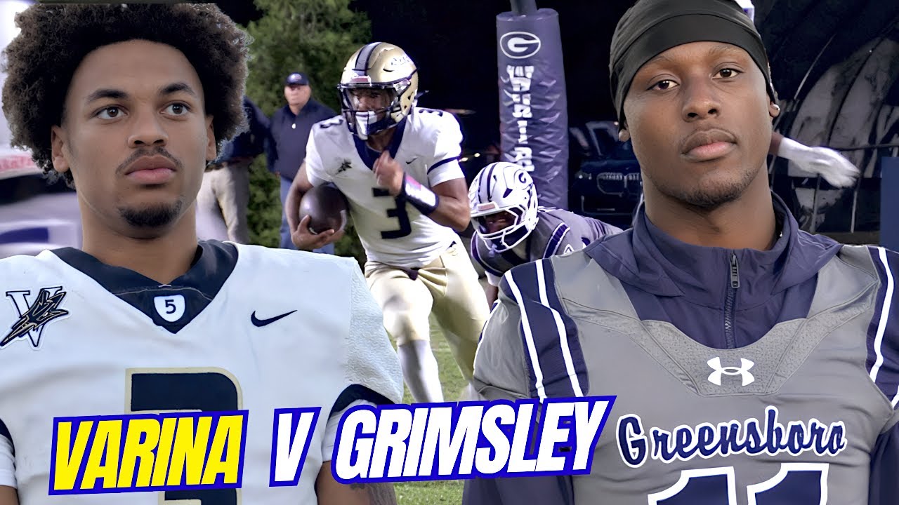 Virginia vs North Carolina!! 🏈 Varina vs Grimsley | Big Plays + Hard ...
