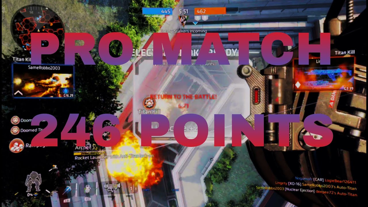 Pro Match - Titanfall 2 GamePlay - 246 points! - YouTube