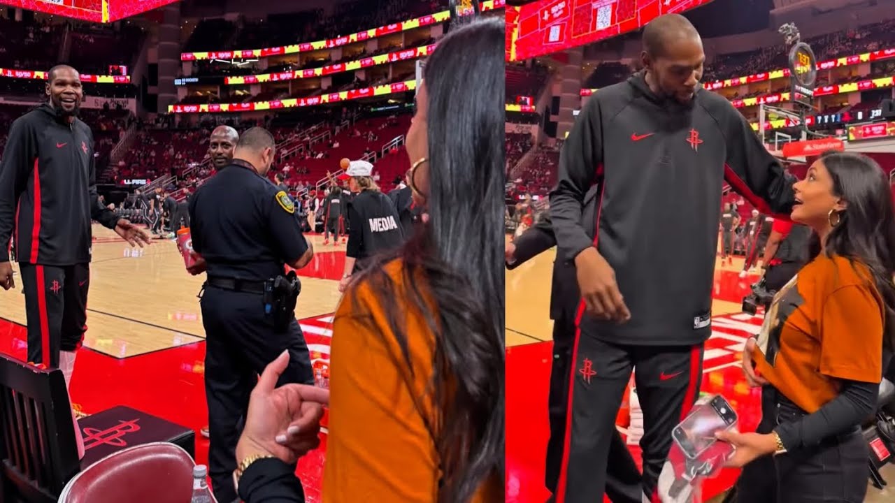 Kevin Durant reunited with college girl and was so happy to see her 🥰 ...