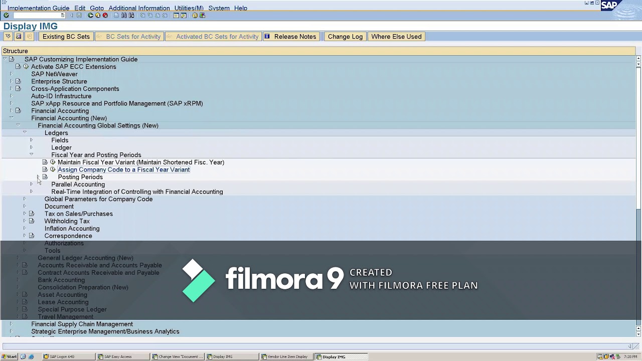 Fiscal Year variant and Posting period Variant Configuration IN SAP FICO Tutorial PART-3 - YouTube