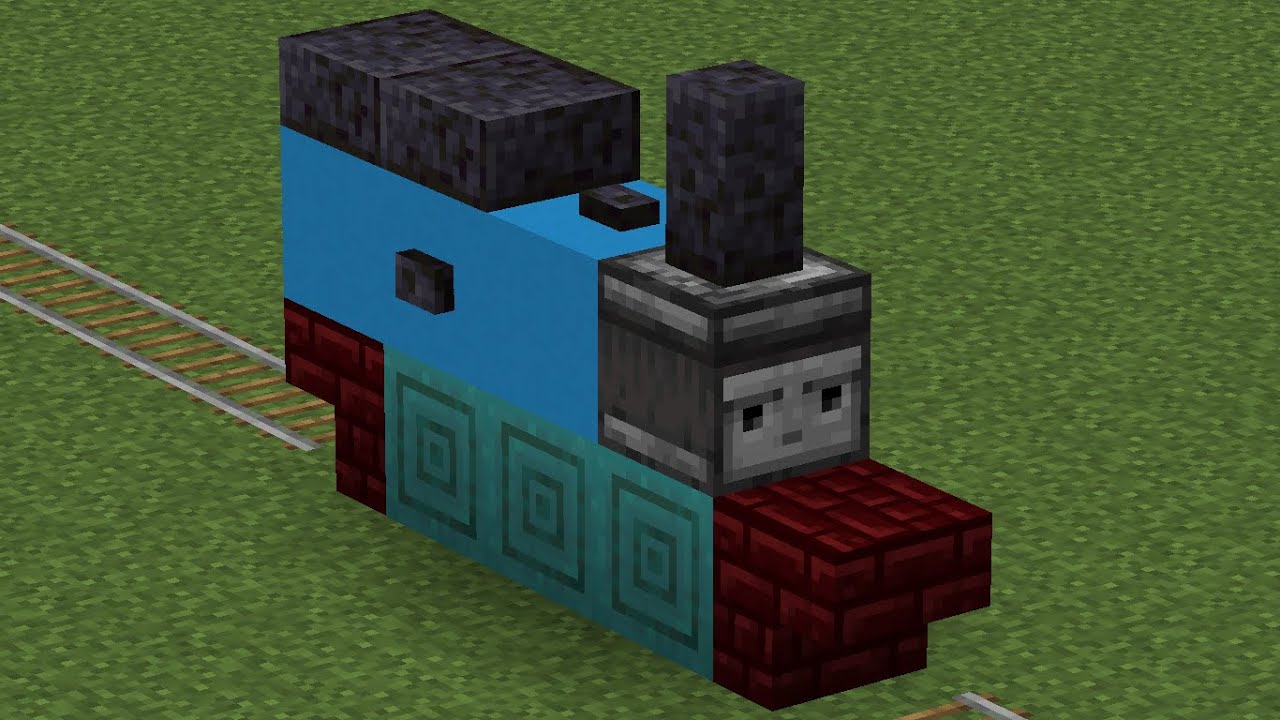 How To Make a Train in Minecraft - YouTube