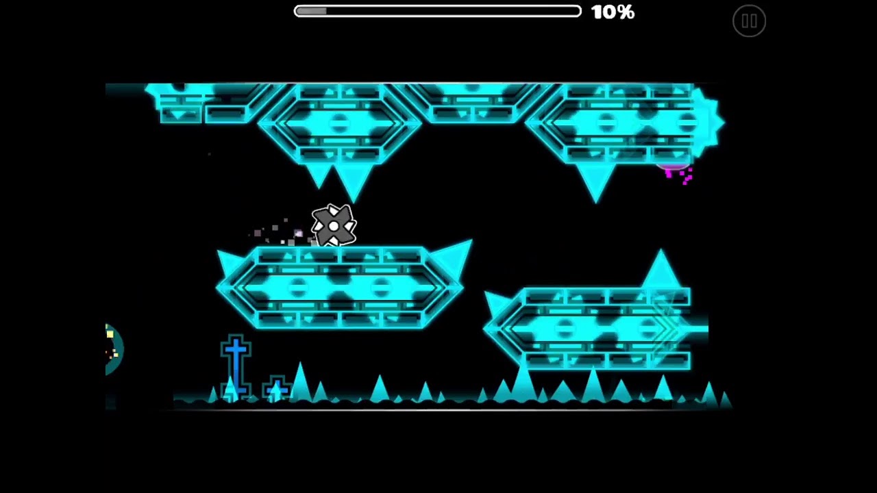(GD Mobile) Forsaken Neon 55% (Req:ON) - Geometry Dash - YouTube
