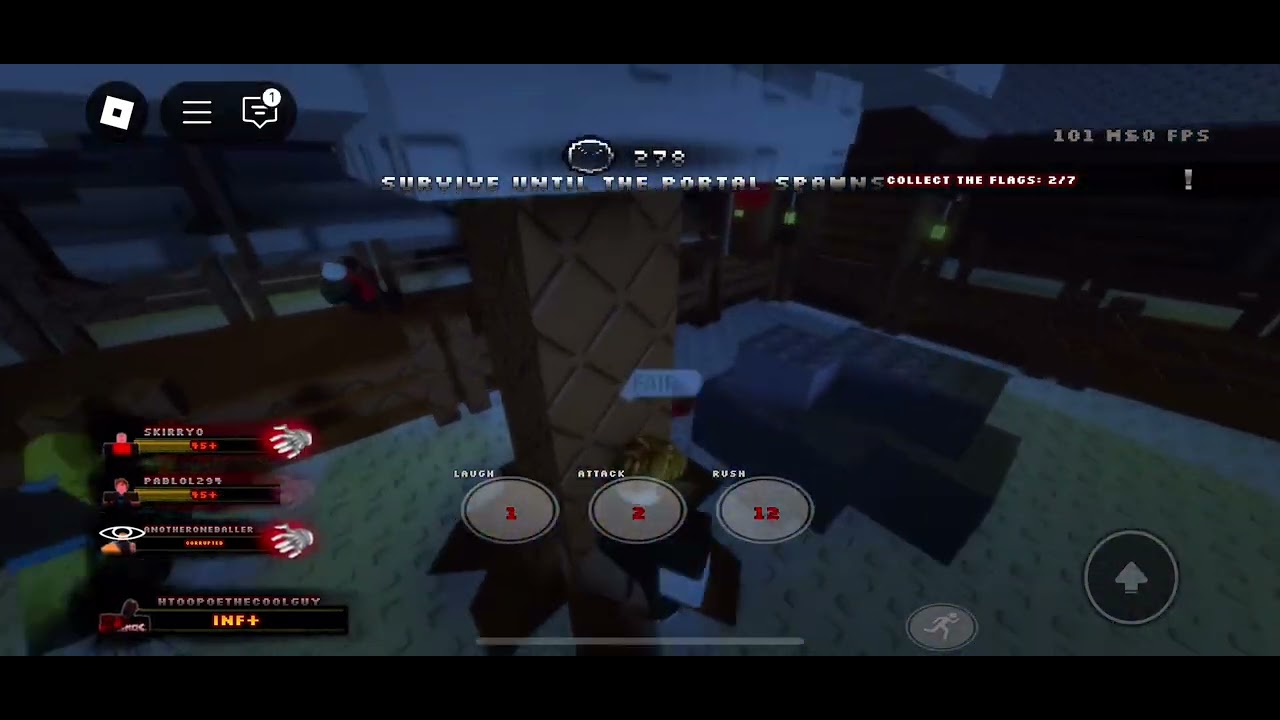 Me and saw noob teaming up Roblox until dawn - YouTube