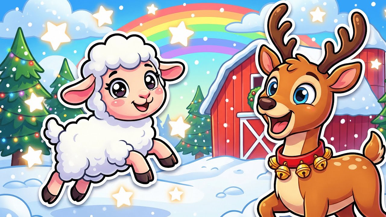 Jingle Bells + Mary Had a Little Lamb - Nursery Rhymes & Kids Songs ...