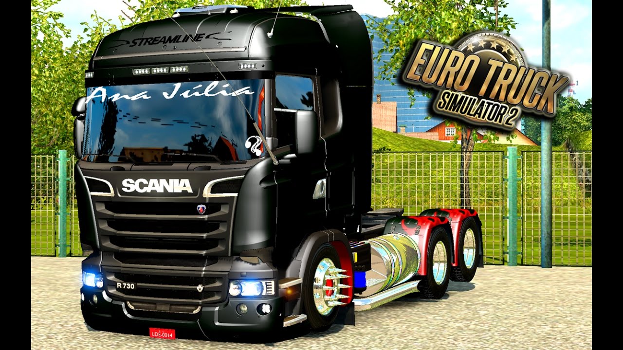ETS 2 - SCANIA STREAMLINE R730 V8 QUALIFICADA ANA JULIA BY CAMARGO ...