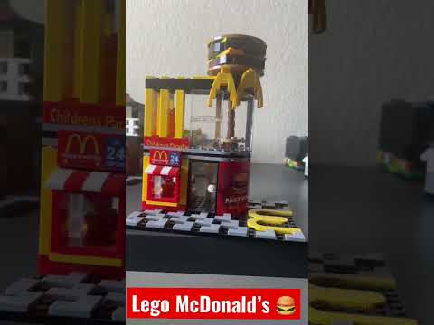 Lego McDonald’s building ￼