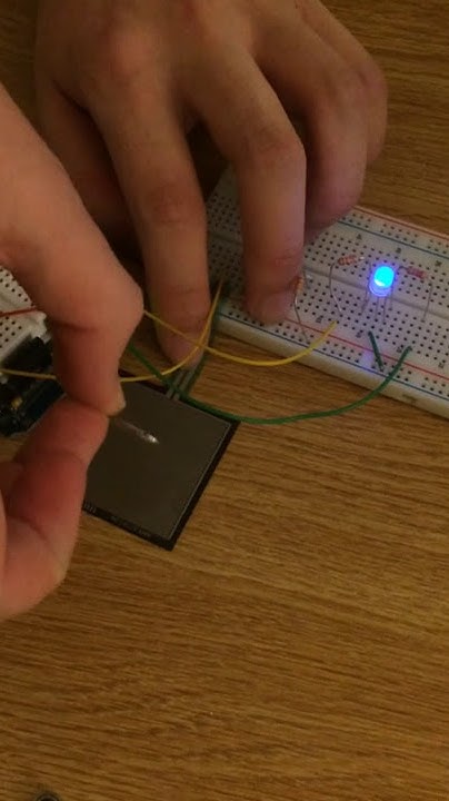 Arduino force sensor - YouTube