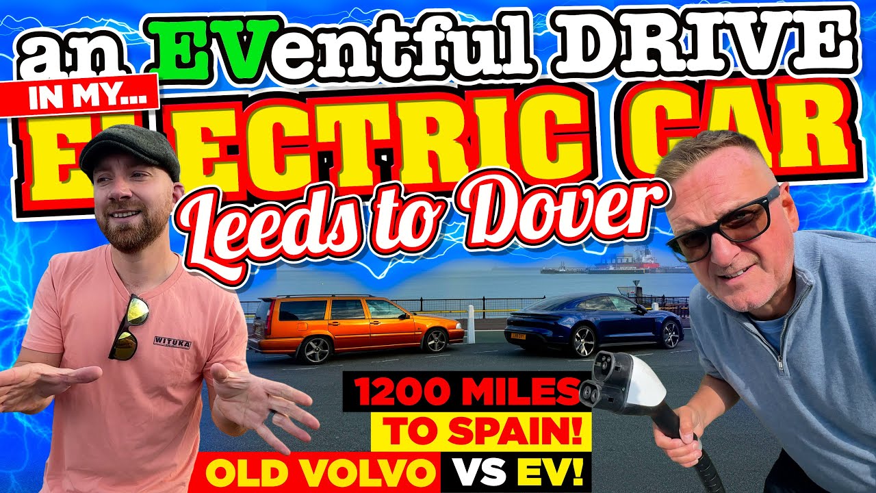 Driving my ELECTRIC CAR from LEEDS to DOVER for an EVentful DRIVE to ...