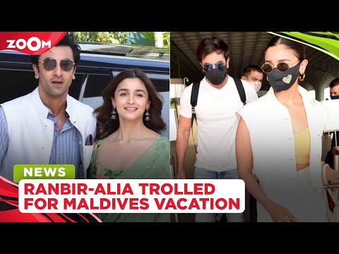 Ranbir Kapoor and Alia Bhatt TROLLED for flying to the Maldives amidst lockdown