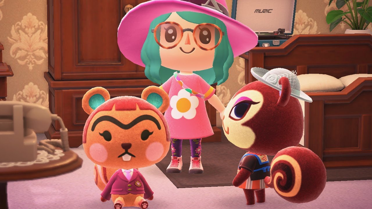 Hazel & Pecan【Animal Crossing New Horizons】 - YouTube