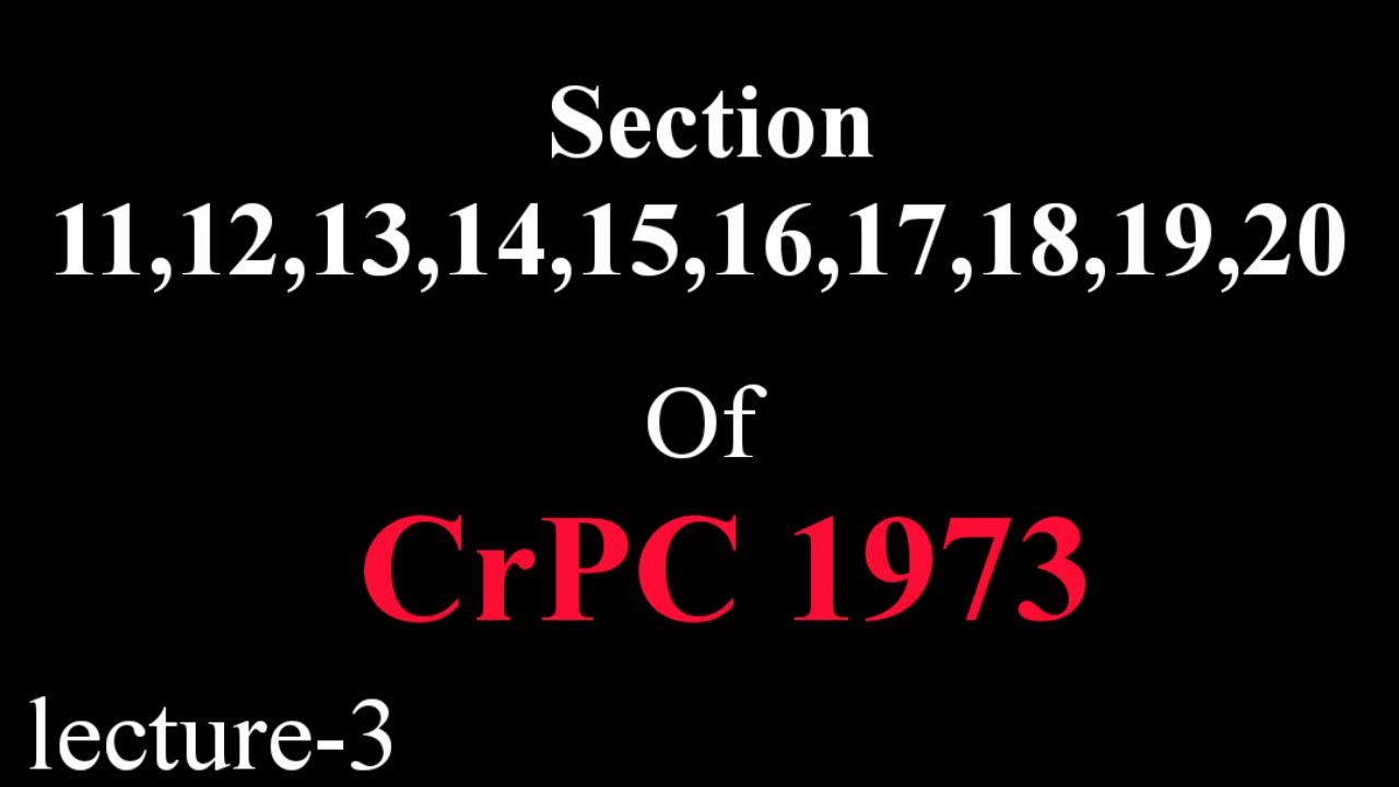 Section 11-23 CrPC 1973 || Courts of Judicial Magistrate || CJM Court ...