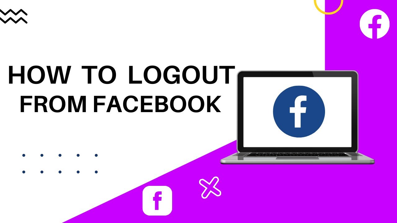 How to logout from facebook on laptop - YouTube