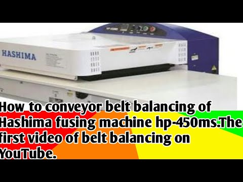 How to set limit switch for conveyor belt of Hashira Fusing Machine HP ...
