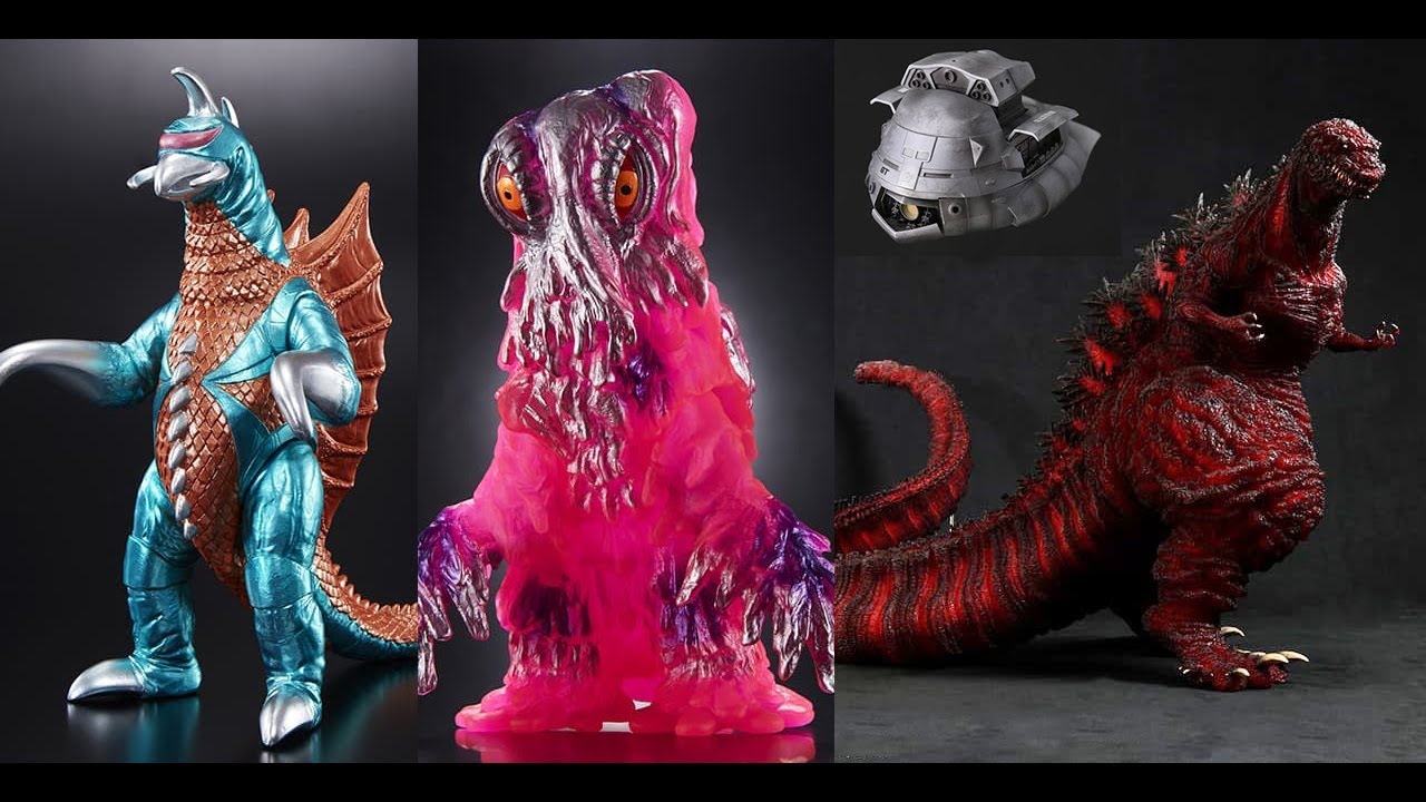 New Godzilla Bandai and X-Plus Figures: Gigantic Shin, Hedorah, and ...
