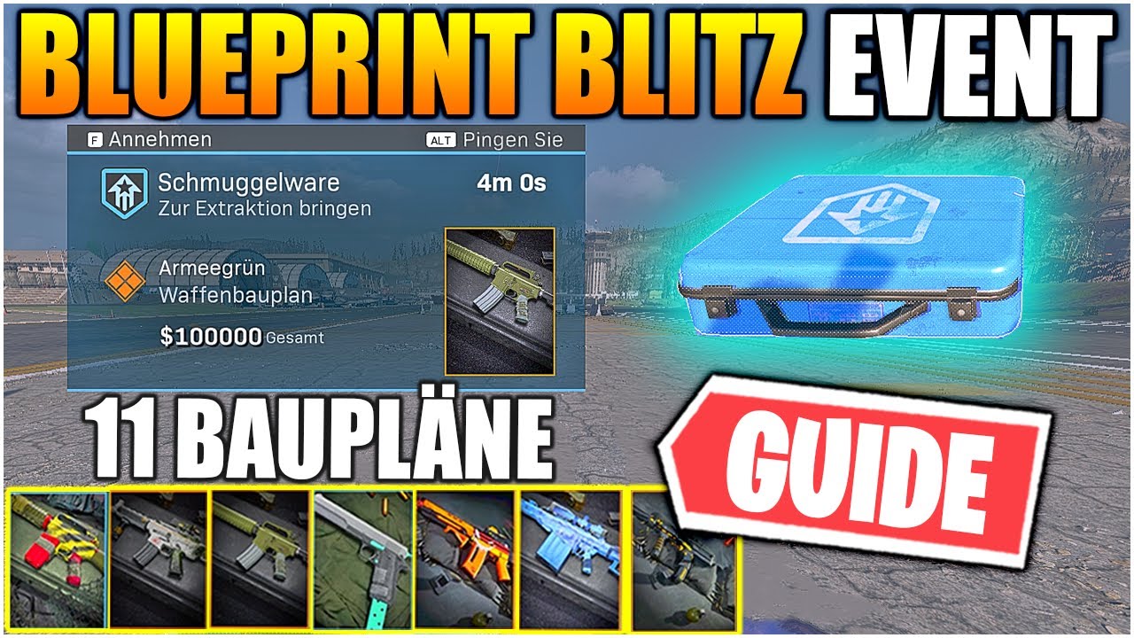 Blueprint Blitz Event | DE Guide | SCHMUGGELWARE | ist zurück | 11 Baupläne freischalten ...