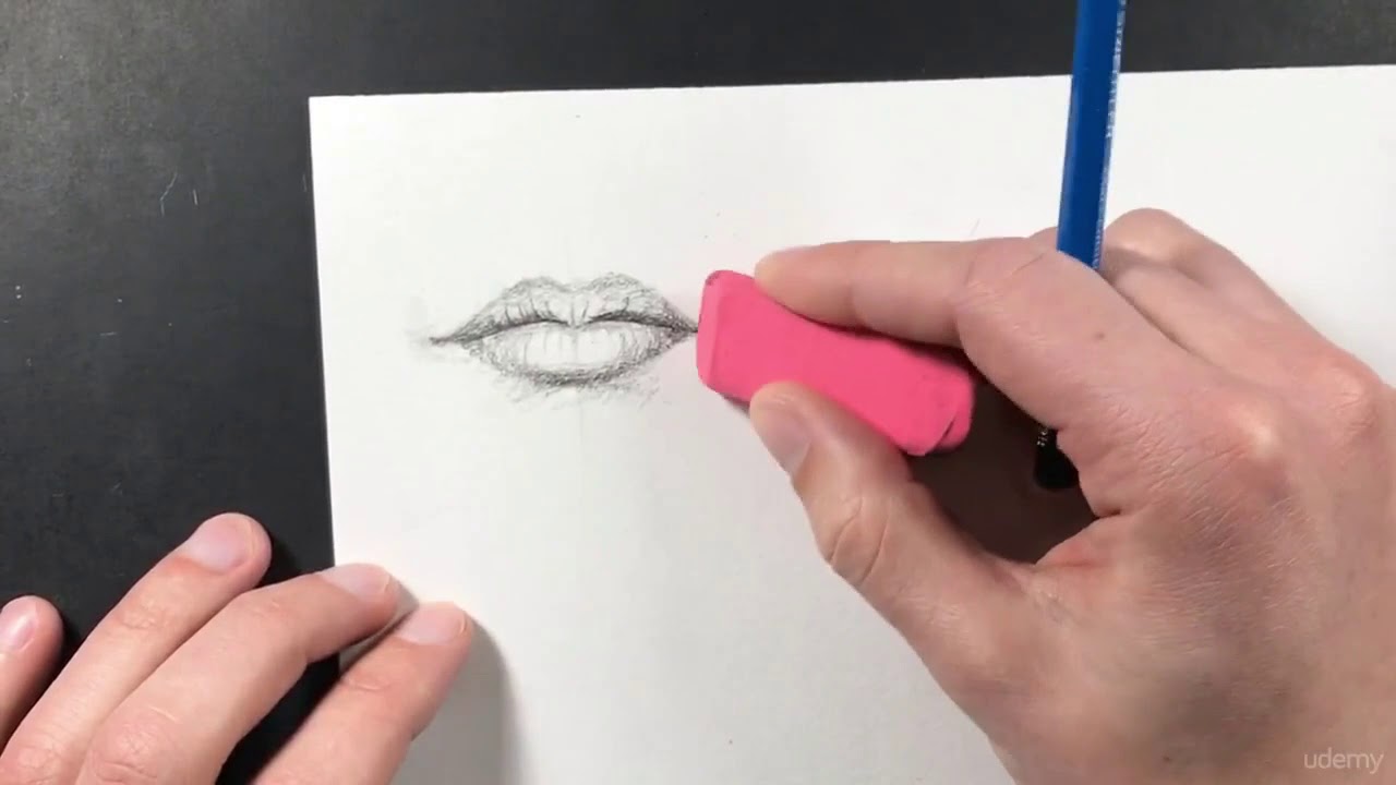 055 Learn how to draw the lips - YouTube