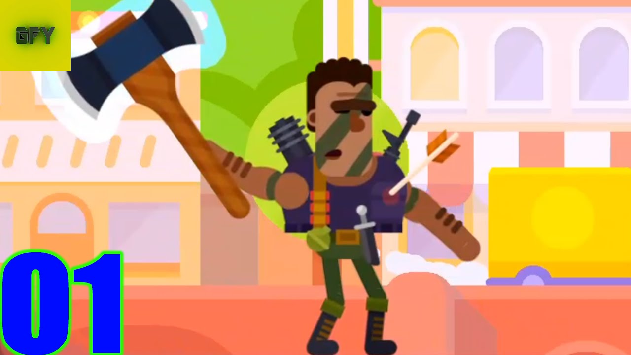 Bowmasters - Gameplay Walkthrough Ep1 Arnold Win Tournament - YouTube