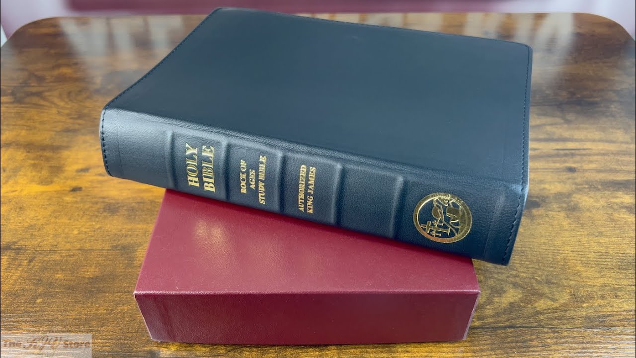 KJV Rock of Ages Study Bible - Lambskin Edition - YouTube