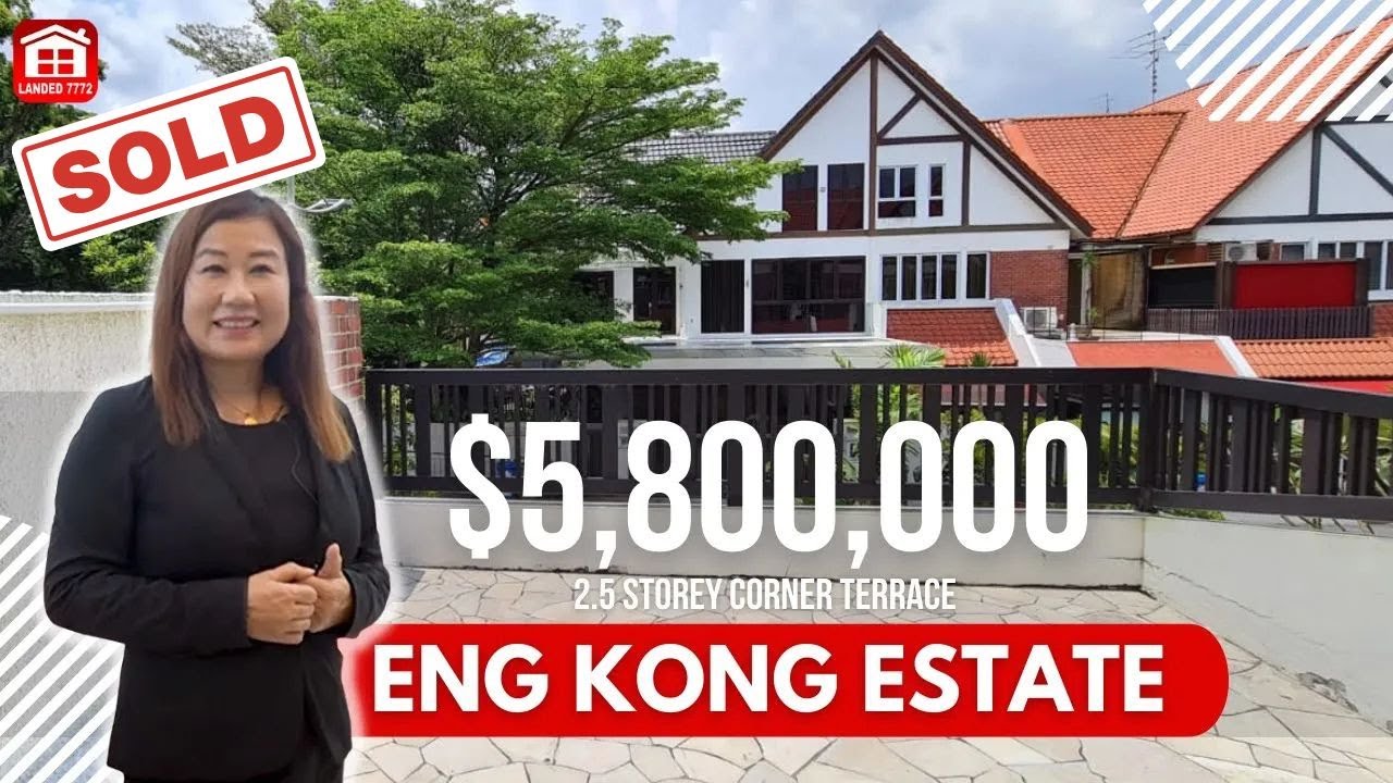 Corner Terrace At Eng Kong Estate | Singapore Landed Property Home Tour ...