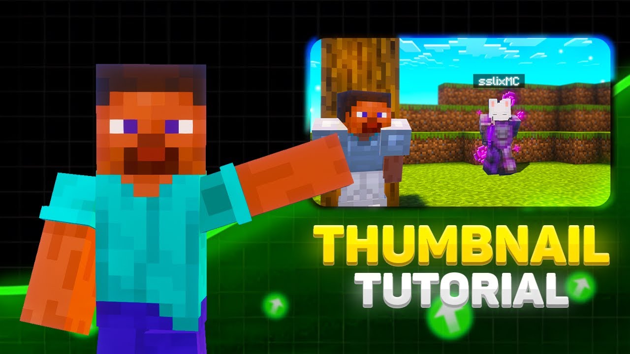 How To Make The *PERFECT* Minecraft Thumbnail! - YouTube