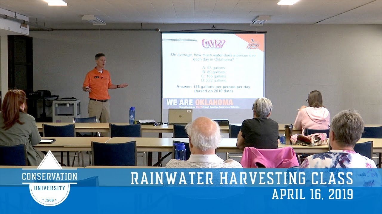Outdoor Water Conservation Class 01: Rainwater Harvesting - YouTube