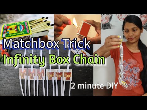 New Matchbox trick 🔥😱 how to make Matchbox trick #matchbox # ...
