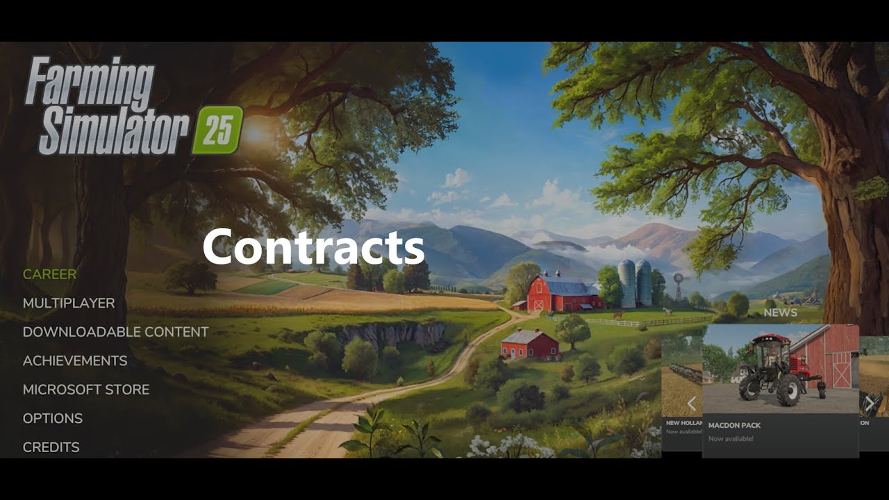 Contracts FS25 Learn With Me - YouTube