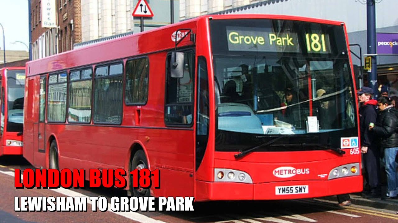 London Bus Ride - Route 181 Full Journey From Lewisham To Grove Park ...