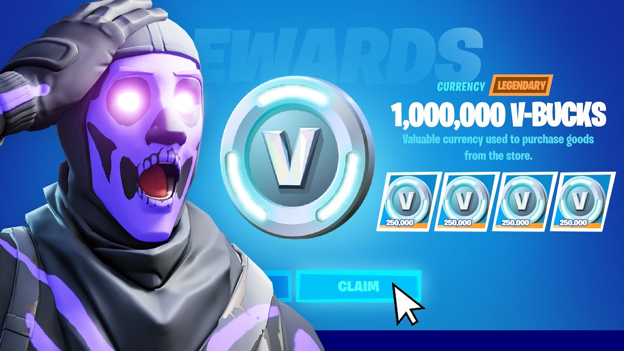 the 1,000,000 vbucks challenge - YouTube