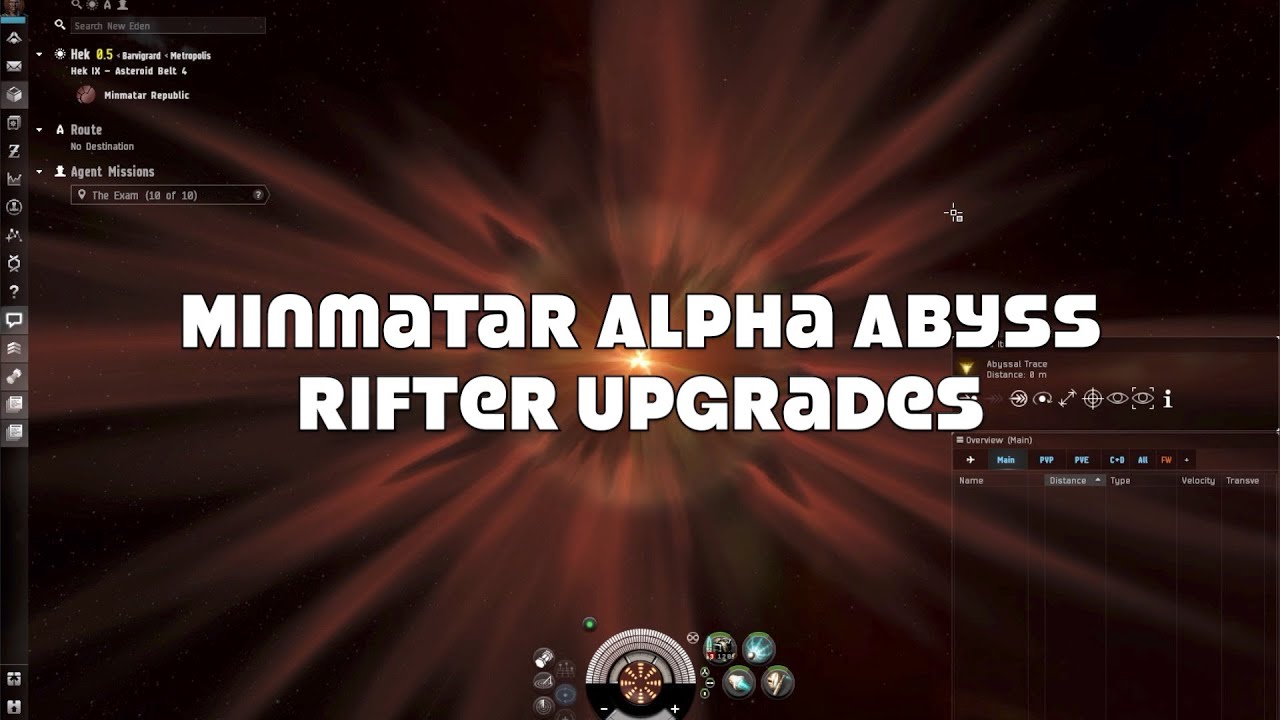 EVE Online, Minmatar Rifter Abyss Upgrades - YouTube