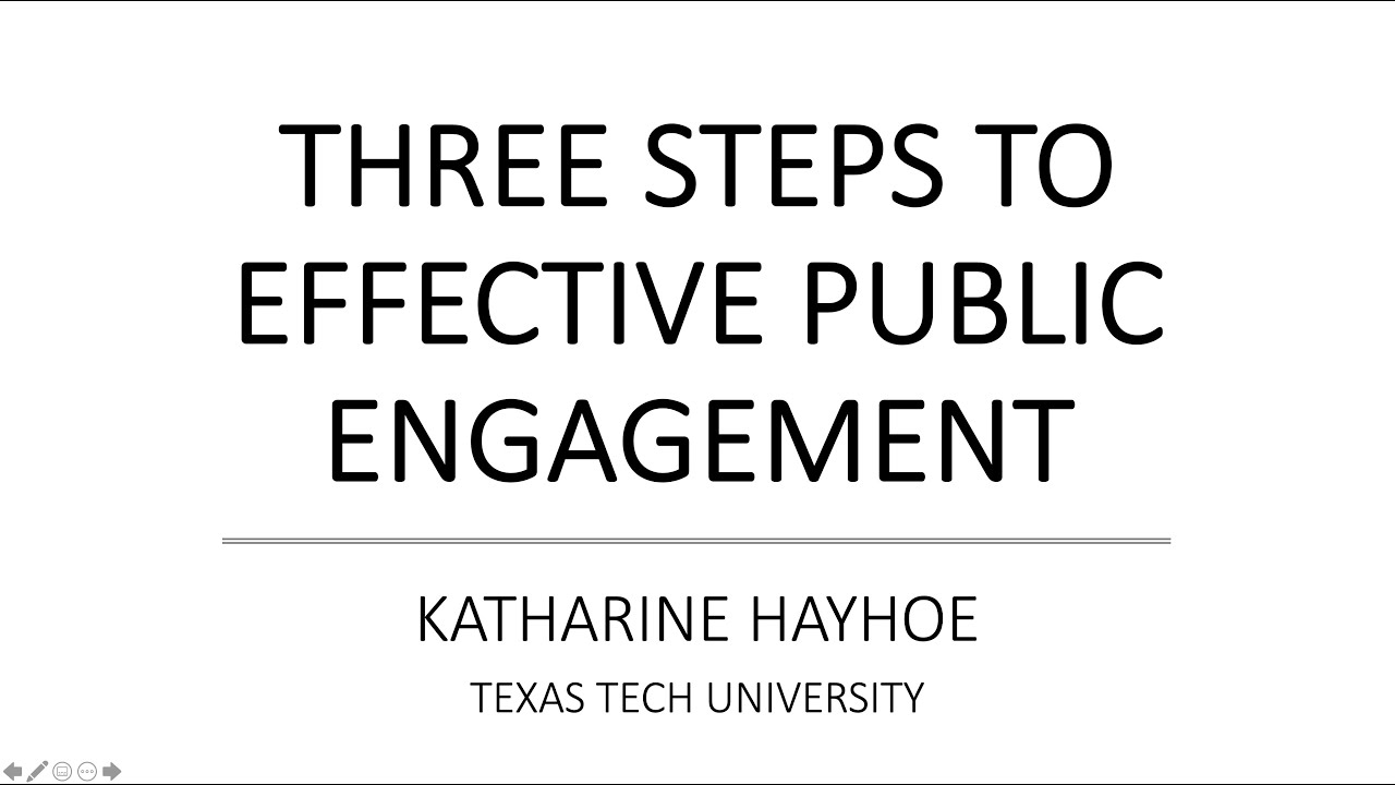 Three Steps to Effective Public Engagement (for Scientists) - AGU 2020 ...