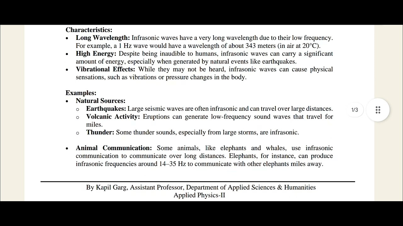 Sound waves part-1 - YouTube
