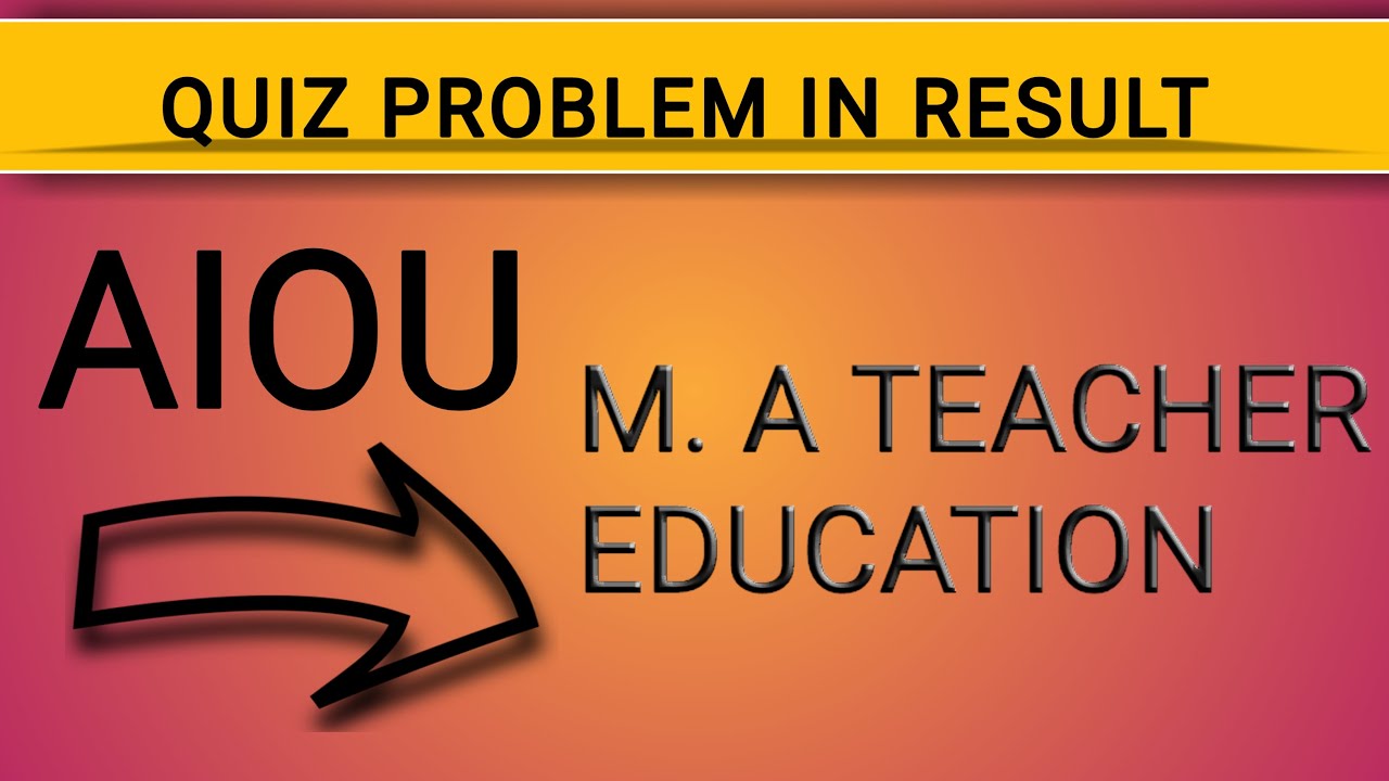 Aiou Quiz Result l Quiz 0 Marks l Quiz Result Solution l Technical Engineer Nasir - YouTube
