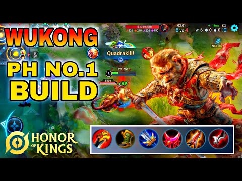 *NEW Wukong Insane Damage Build Gameplay | Honor of Kings #honorofkings ...