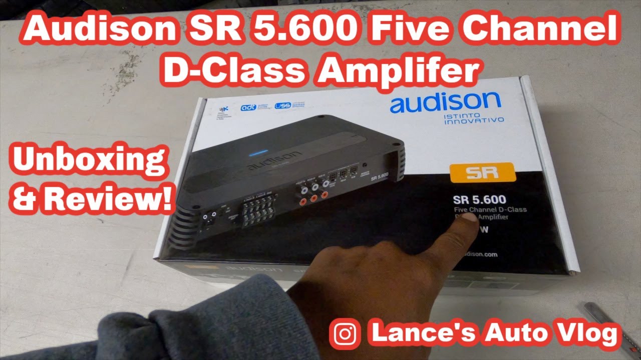 Audison SR 5.600 5 channel amp Unboxing & Review. It can be a 5 channel ...