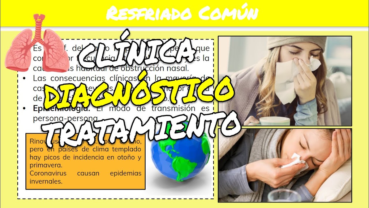 ⚕️🩺 RESFRIADO COMÚN/GRIPE (Infecciones Respiratorias Agudas): Síntomas ...