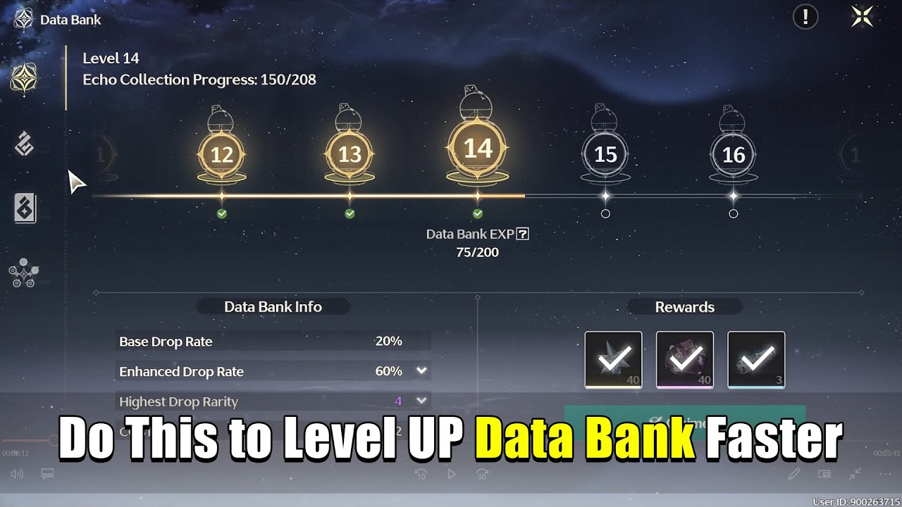 Level up your Data Bank Faster | How to get higher level Echoes ...