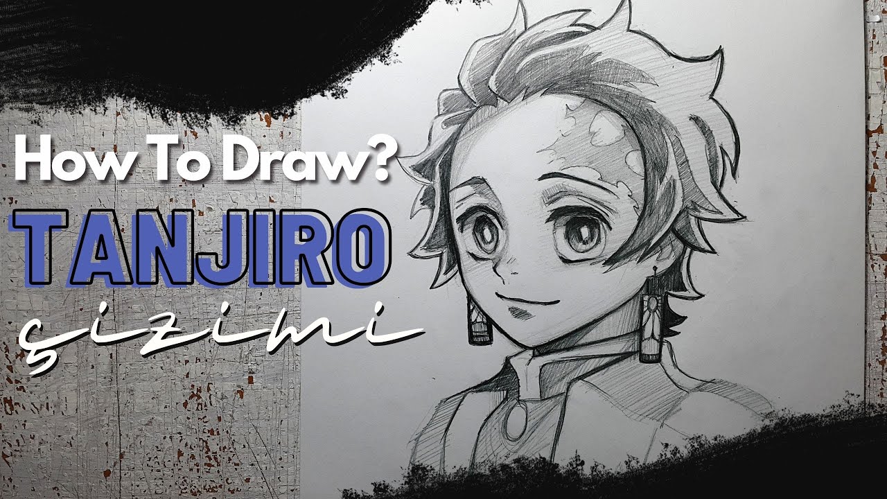 Tanjiro Nasıl Çizilir | How To Draw Tanjiro Kamado | Demon Slayer ...
