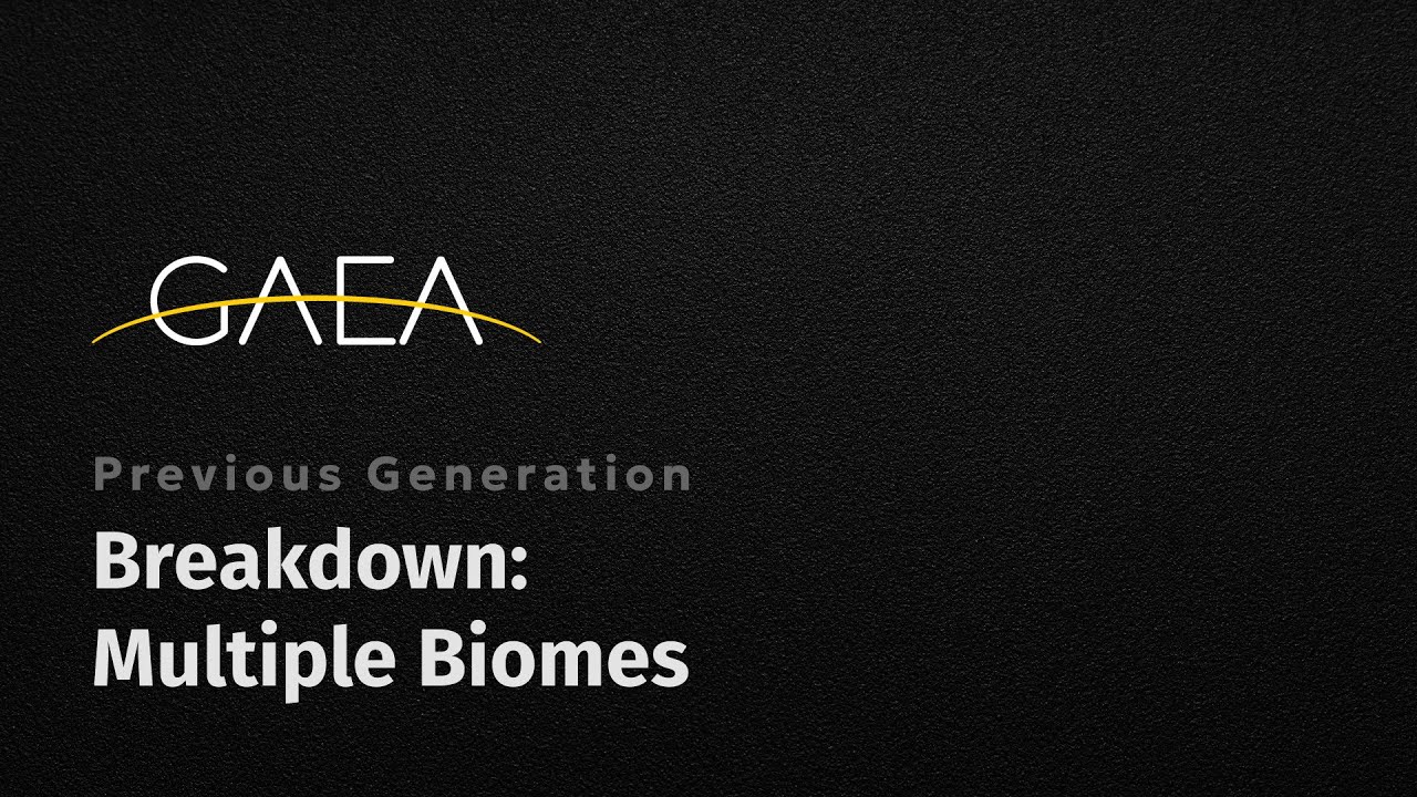 Breakdown: Multiple Biomes in Gaea - YouTube