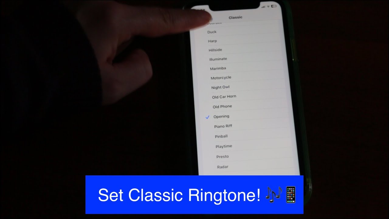 Iphone: How to Set the Classic iPhone Ringtone on Your Device Set ...