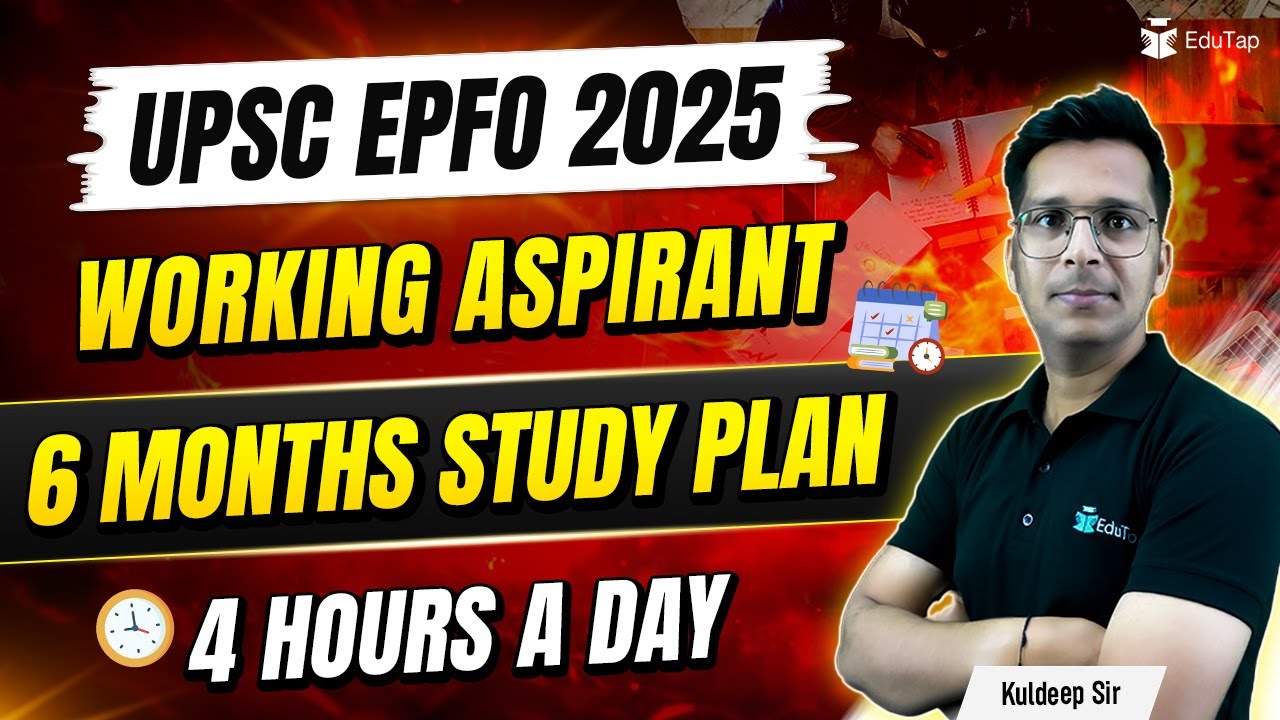 UPSC EPFO Preparation Strategy For Working Aspirants | How to Crack ...