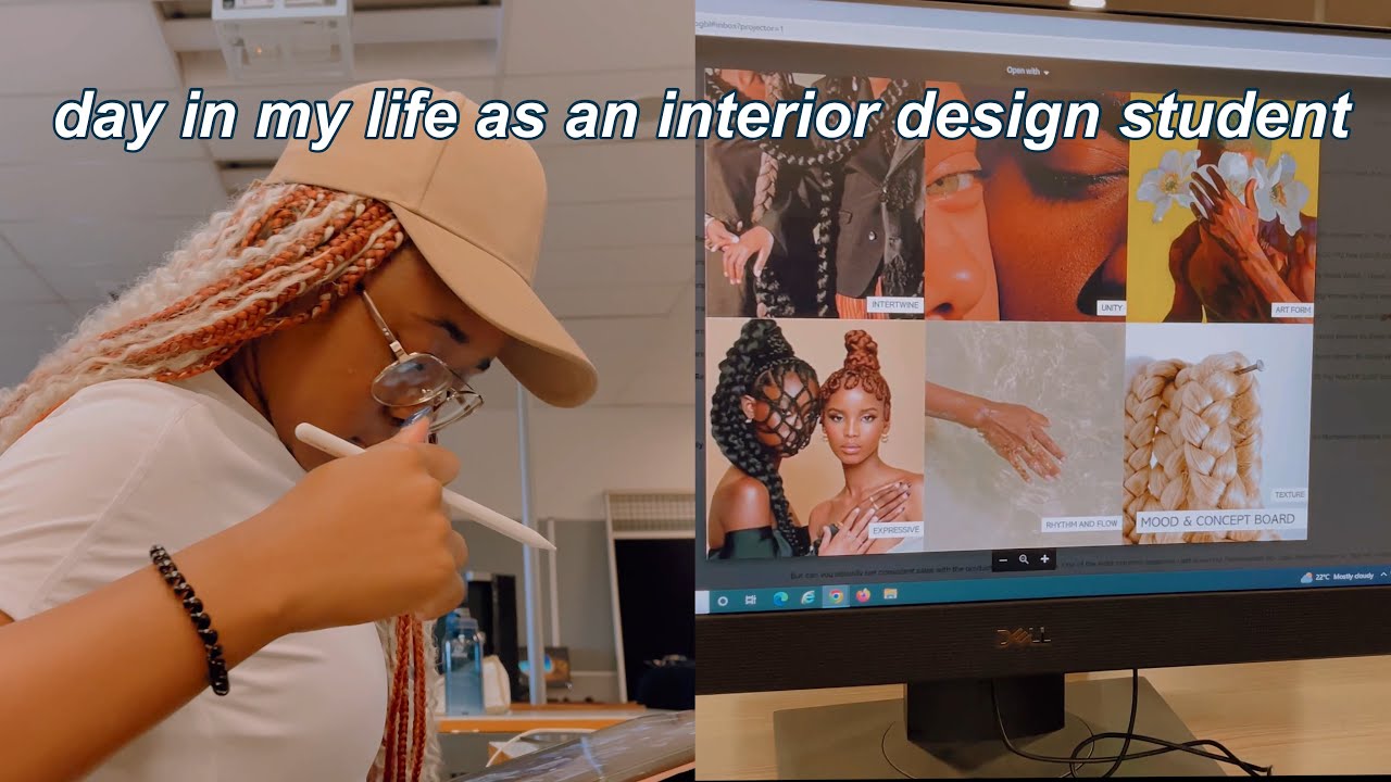 DAY IN MY LIFE AS AN INTERIOR DESIGN STUDENT | uni student vlog | UJ ...