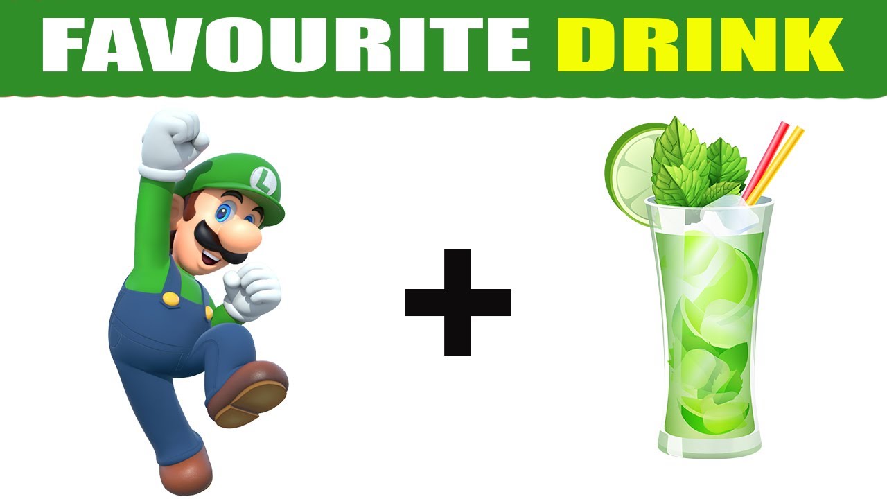 SUPER MARIO BROS and their FAVORITE COCKTAILS - YouTube