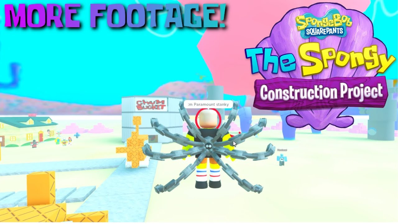 MORE FOOTAGE OF THE BUNGY GUNGY ROJECT (Spongy Construction Project ...