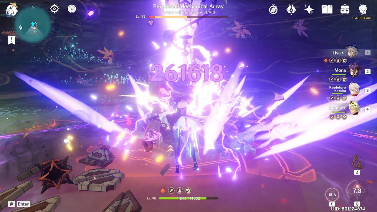 C4 Lisa is Terrific ! 5★ Weapon Showcase! Genshin Impact - YouTube