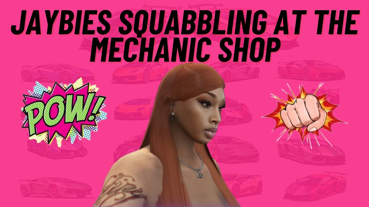 Jaybies Squabbling At The Mechanic Shop - YouTube
